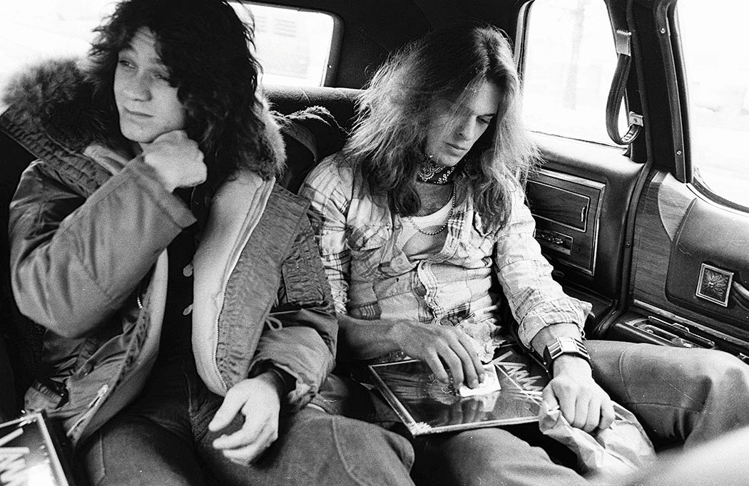 Eddie Van Halen David Lee Roth
